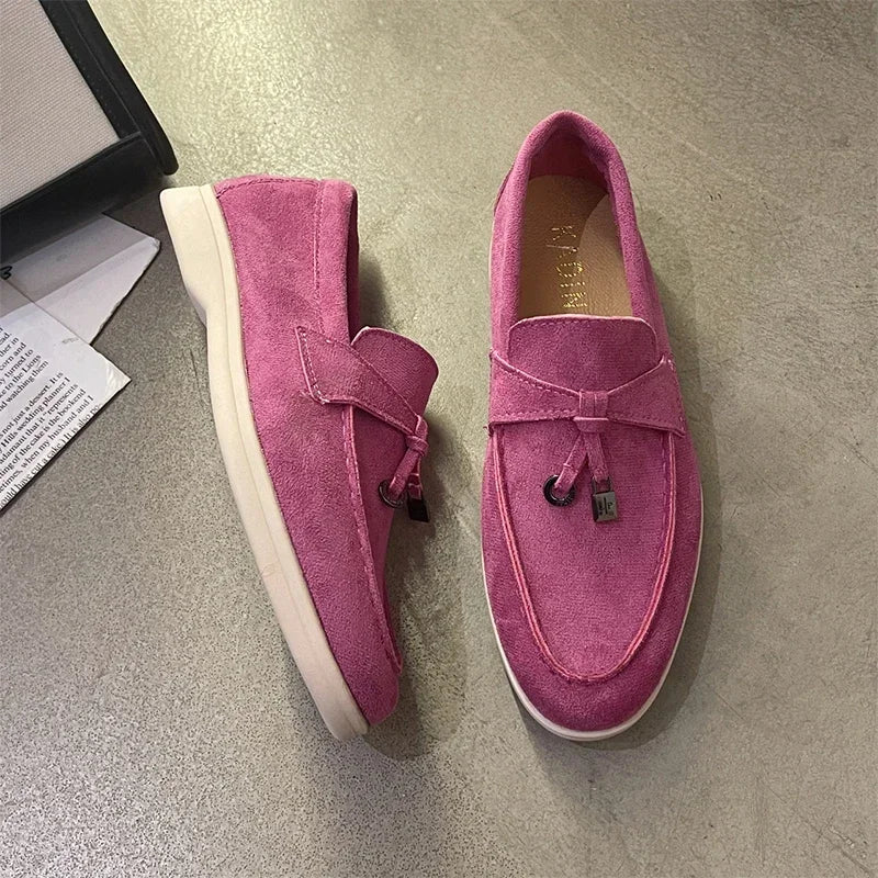 Split Toe Thick Sole Casual Leather Tabi Loafers for Men and Women Loa ...