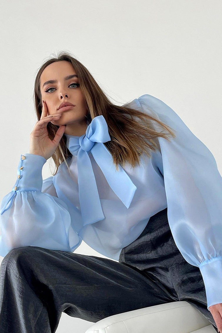 Sexy Layered Sheer Blouse – DressBetty